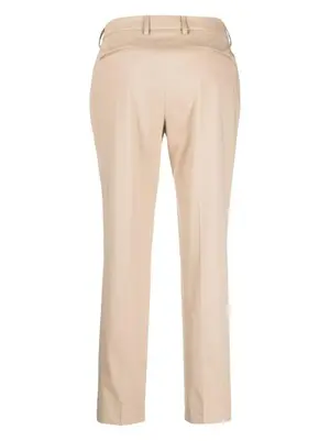 PT TORINO Straight-leg Stretch-cotton Trousers - Neutrals