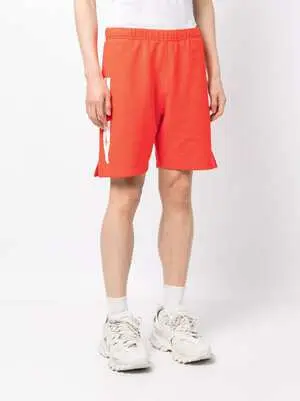 Heron Preston Hpny Print Track Shorts - Orange