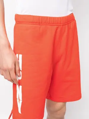 Heron Preston Hpny Print Track Shorts - Orange
