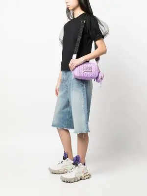 Versace Logo-plaque Crossbody Bag - Purple