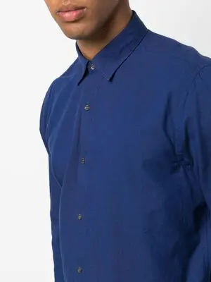 Aspesi Long-sleeved Cotton Shirt - Blue