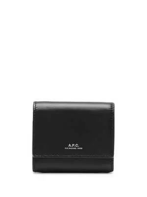 A.p.c. Lois Compact Wallet - Black