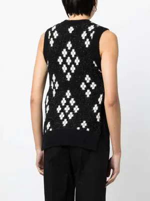 3.1 Phillip Lim Argyle-check Knitted Vest