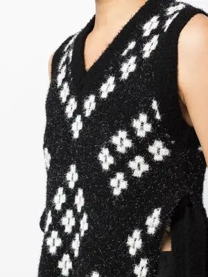3.1 Phillip Lim Argyle-check Knitted Vest