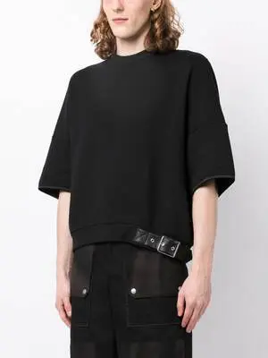 Random Identities Buckle-detailed Cotton T-shirt