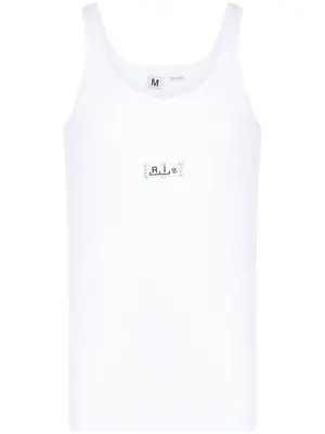 Random Identities Cotton Logo Print Tank Top