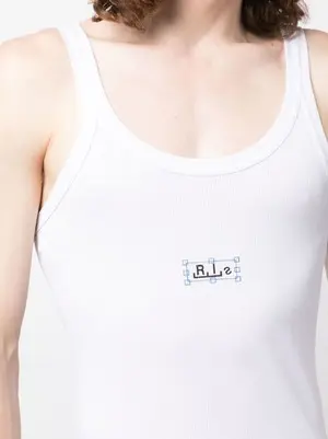 Random Identities Cotton Logo Print Tank Top