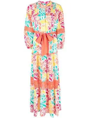 Diane Von Furstenberg Graphic-print Dress - Orange