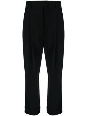 Brunello Cucinelli Tapered High-waisted Trousers