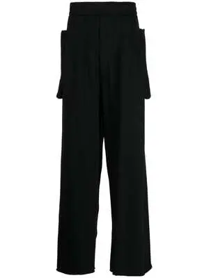 Random Identities Detailed-pocket Wide-leg Trousers