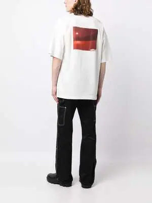 OAMC Altitude Logo-print Cotton T-shirt - White
