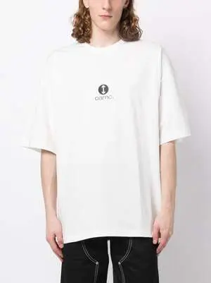 OAMC Altitude Logo-print Cotton T-shirt - White