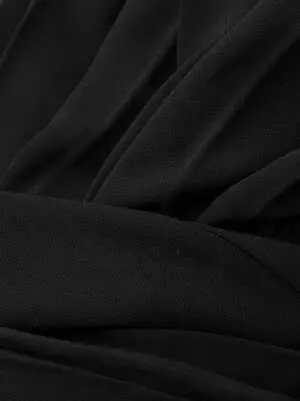 Zimmermann Pleated Halterneck Chain Detail Dress