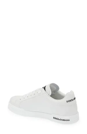 Dolce & Gabbana Portofino Logo Sneakers - White