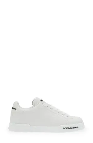Dolce & Gabbana Portofino Logo Sneakers - White