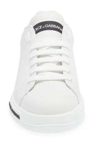 Dolce & Gabbana Portofino Logo Sneakers - White