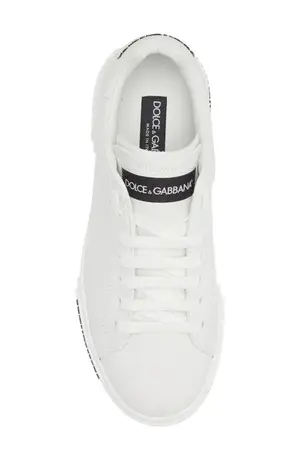 Dolce & Gabbana Portofino Logo Sneakers - White