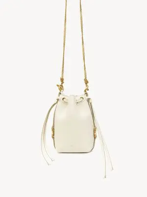 Chloé Marcie Micro Bucket White