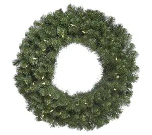 VICKERMAN 48' Douglas Fir Artificial Christmas Reath, Ww - One-color