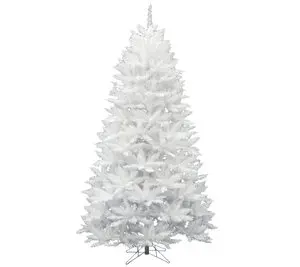 VICKERMAN 6.5' Sparkle White Spruce Artificial Hristmas Tree - One-color