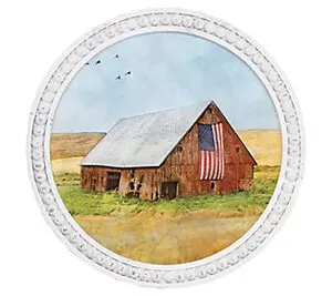 SINCERE SURROUNDINGS 14' Barn Americana Scene B Eaded Art - One-color