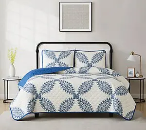 CANNON Abigail Full/queen 3 Piece Quilt Set - One-color