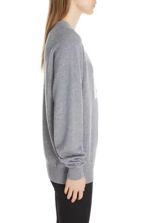 Givenchy 4g Logo Intarsia Bicolor Cashmere Sweater