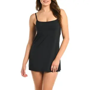 La Blanca Island Goddess Swim Dress - Black