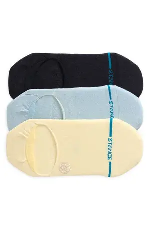 Stance Stance Icon 3-Pack No-Show Sock Liners Blue