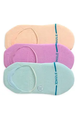Stance Stance Icon 3-Pack No-Show Sock Liners Lightblue