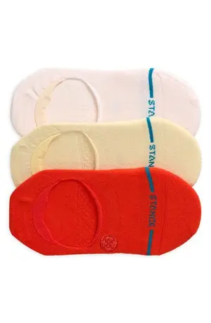 Stance Stance Icon 3-Pack No-Show Sock Liners Pinkfade