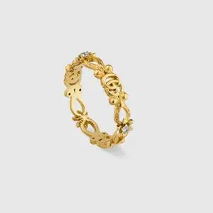Gucci Flora Diamond 18k Ring