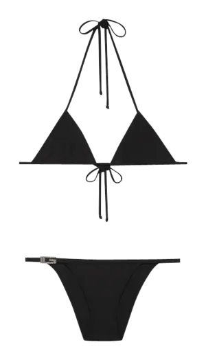 Gucci Sparkling Jersey Bikini Set - Black