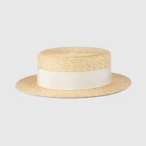 Gucci Raffia Wide-brimmed Hat