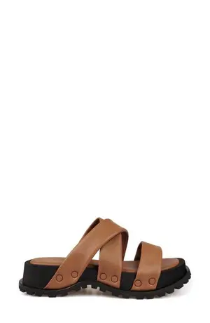ARTISAN CRAFTED BY ZIGI Elixa Platform Sandals - Saddle