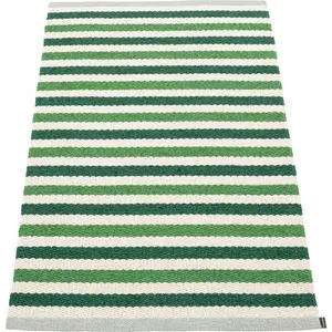 PAPPELINA Teo Stripe Woven Indoor/outdoor Rug - Green Tones