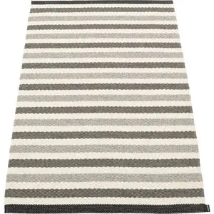 PAPPELINA Teo Stripe Woven Indoor/outdoor Rug - Grey Tones