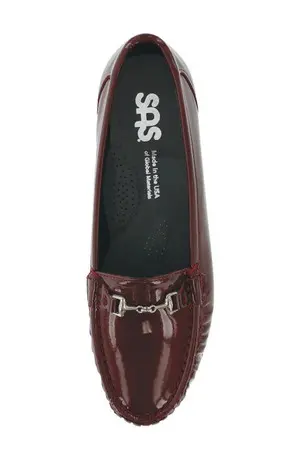 SAS Metro Metallic Loafer - Garnet