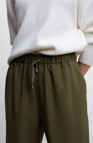 Mango Flowy Wide-leg Pants