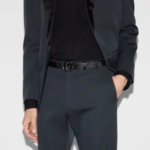 Gucci Gg Marmont Thin Belt Leather