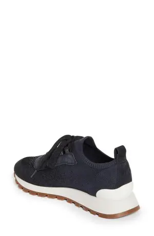 Brunello Cucinelli Monili Knit Lace-up Sneakers