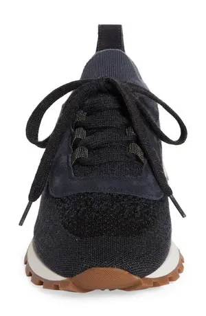 Brunello Cucinelli Monili Knit Lace-up Sneakers