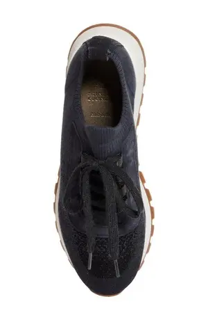 Brunello Cucinelli Monili Knit Lace-up Sneakers