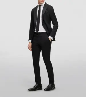 BOSS Leather Monk Strap Shoes