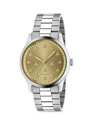 Gucci G-timeless Multibee Stainless Steel Watch - Gold