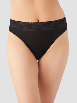 Wacoal Comfort Touch High-cut Briefs - Black