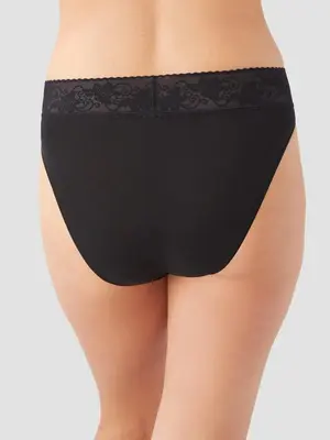 Wacoal Comfort Touch High-cut Briefs - Black