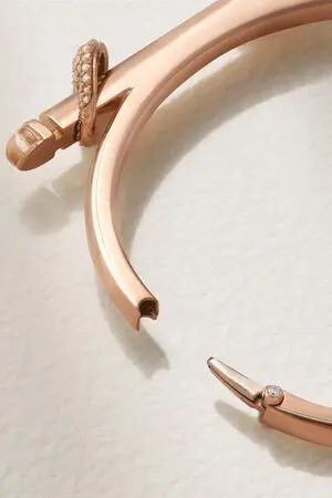 ANANYA Chakra Icon Rose Diamond, And Quartz Bangle