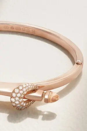 ANANYA Chakra Icon Rose Diamond, And Quartz Bangle
