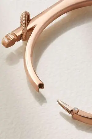 ANANYA Chakra Icon Rose Diamond, And Quartz Bangle